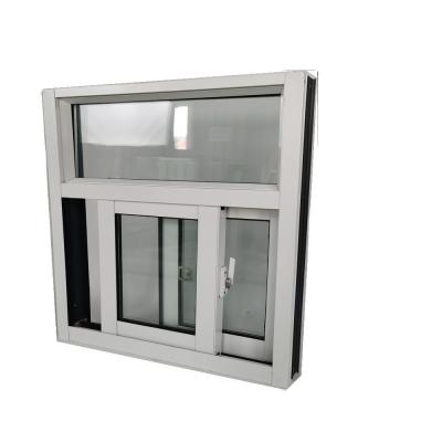 China Ventana corredera de aluminio personalizada con detalles de tipo de cortina colgante moderna en venta