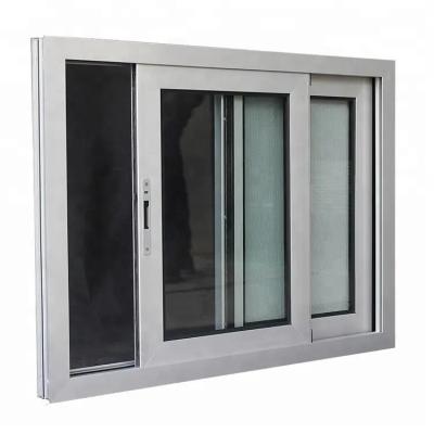 China Cuadro de aleación de aluminio cortina colgante tipo ventanas correderas para instituciones educativas en venta