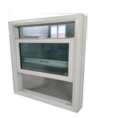Cina Vetro a telaio in UPVC Finestre in vetro a fibra di vetro singolo appeso per isolamento termico e impermeabilità in vendita