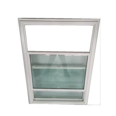 Cina Isolamento acustico Finestre di casa nera Doppia cantonata vinile con vetro di plastica e telaio in PVC in vendita