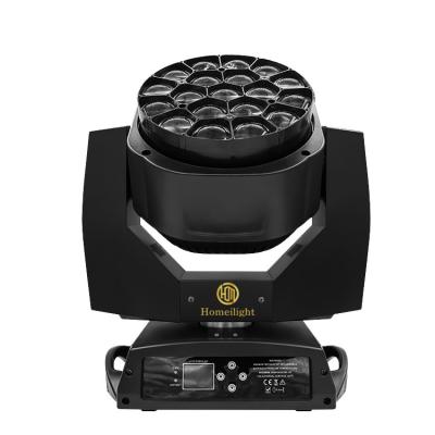 中国 移動ヘッドライト 19*15W Bee Eye K10 LED Zoom 19pcs 夜間クラブのための移動ヘッドライト 販売のため