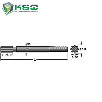 Chine Adaptateur de jambe de foret de  de carbure de tungstène pour percer un tunnel 635mm à vendre