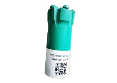 China Broca de la perforación de roca de R32 48m m con los botones balísticos cónicos esféricos en venta