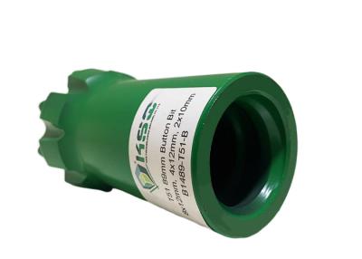 China Los pedazos de botón del hilo del carburo de tungsteno de T51 89m m oscilan las herramientas de perforación en venta