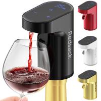 Quality Food Grade Silicone ABS Portable Wine Dispenser with 1200mah Battery and LED Touch Screen for sale