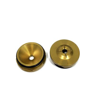 중국 Small Hole Pressure Foot Disk Insert Golden Steel For CNC Hitachi Drilling Machine OEM Available 판매용