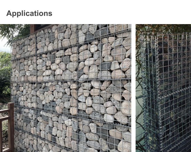 Gabion for erosion control