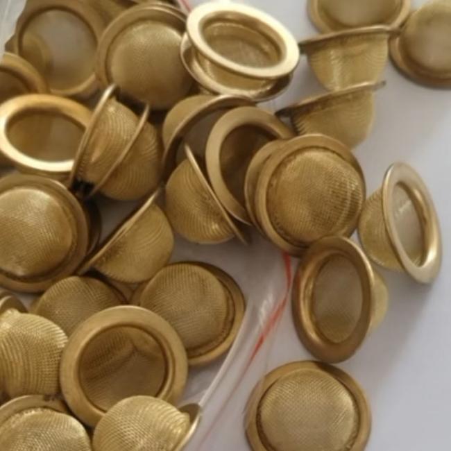 Production case of stainless steel filter disc - precision punched mesh