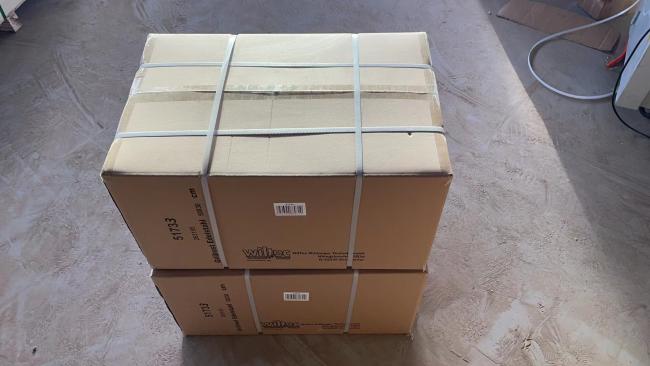 Stainless steel filter discs in export packaging