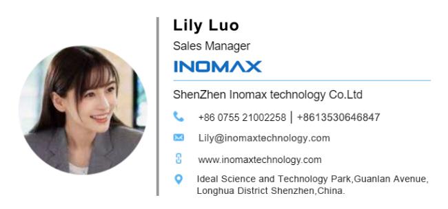 Inomax contact information