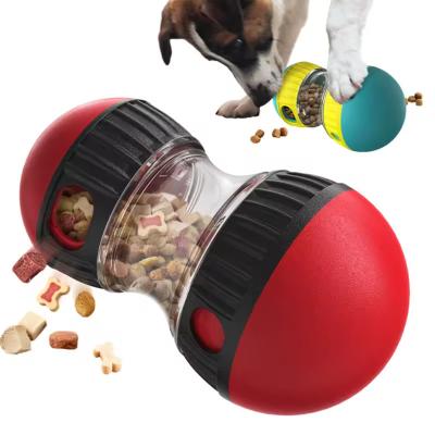 China Slow Leaking Pet Toys Plastic Dog Treat Dispensing Ball Puzzle Exercise for sale
