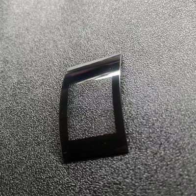 Cina Sapphire Crystal Watch Glass curva Silkprinting nera per l'orologio in vendita