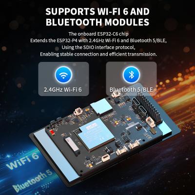 Κίνα JC4880P443C_I_W 480 × 800 οθόνη αφής IPS capacitive ESP32P4/C6 IoT πλακέτα ανάπτυξης ανοιχτού κώδικα προς πώληση