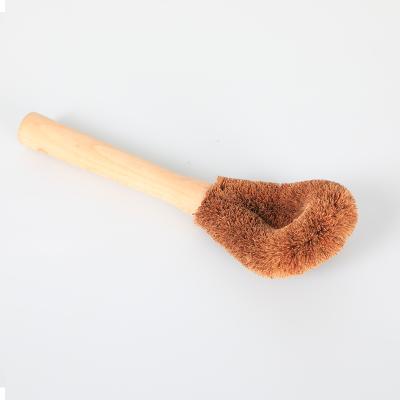 Cina Sustainable Household Kitchen Nature Pot Brush For Dish Pan Cleaning Natural Bamboo And Wooden Dish Brushes Washing Tool in vendita