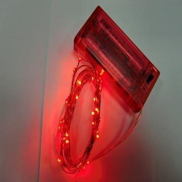 Cina il nuovo natale 2013 ha condotto il colore rosso delle luci della corda a pile in vendita