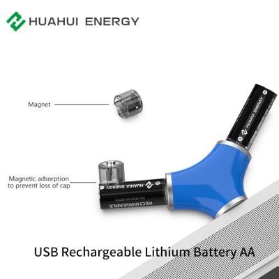 Cina Il CE/RoHS/UN38.3/MSDS ha certificato la batteria ricaricabile 1.5V di USB in vendita