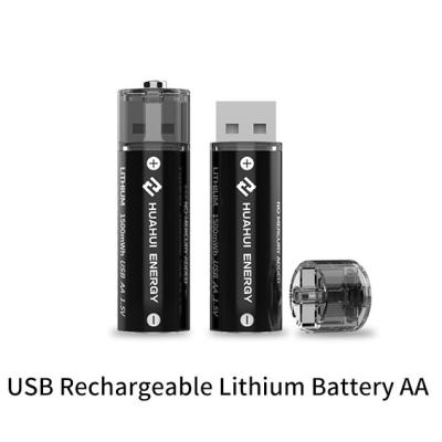 Cina High Capacity Rechargeable Li Ion Batteries NSC USB AA 01 1.5V 1000mah in vendita