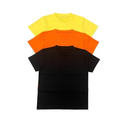 China Solid Pattern O-neck Cotton Polyester Jersey Baby Boy T-shirt voor 9-12 maanden Zomer Te koop