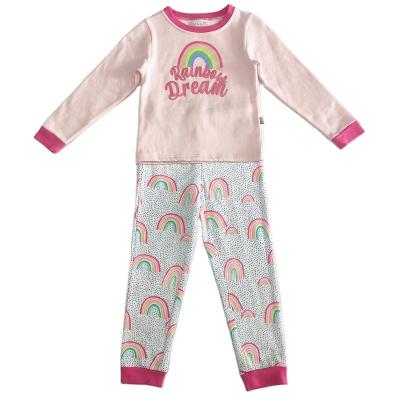 Cina Abbigliamento per la casa in inverno personalizzato Set di pigiami per bambini stampati per ragazze in vendita