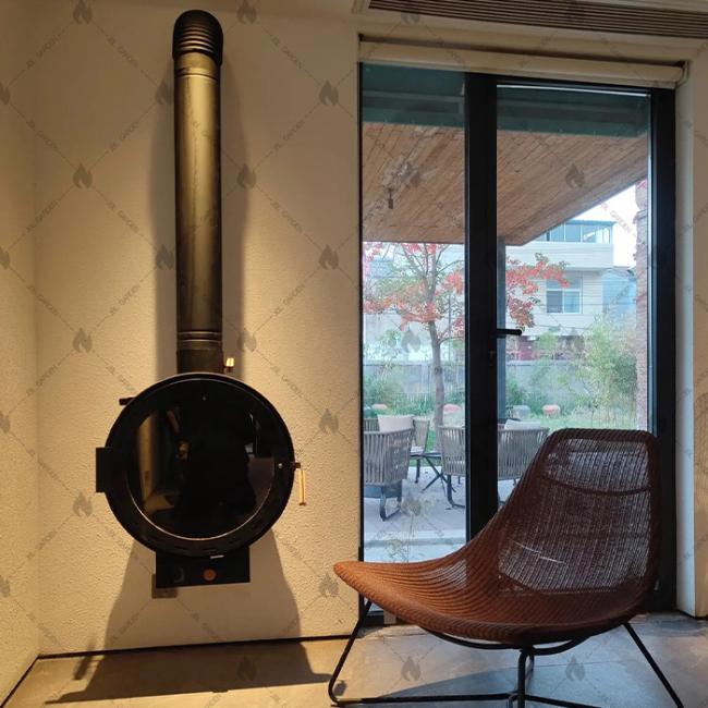 wall mounted fireplace