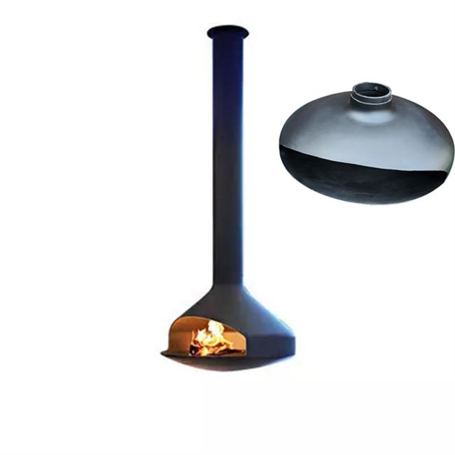 cast iron suspended fireplace
