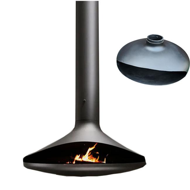 cast iron suspended fireplace