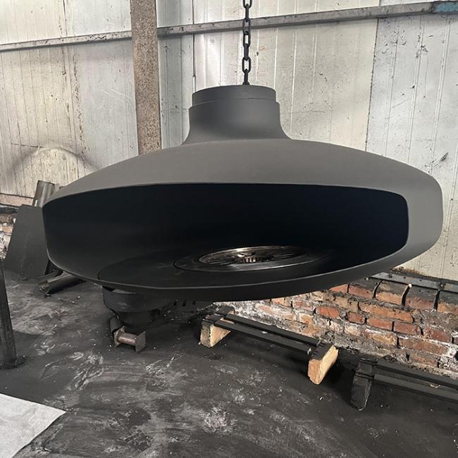 suspended fireplace factory