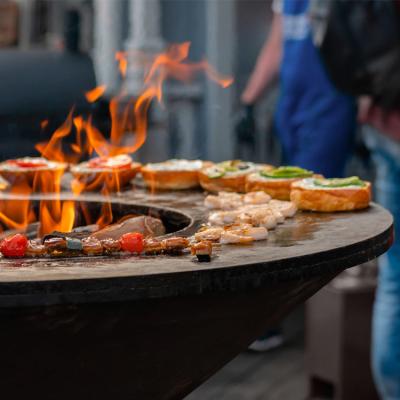 중국 5-10 사람들 바비큐를 위한 야외 코르텐 강 BBQ 그릴 화로 판매용