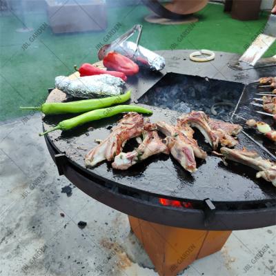 중국 원목 소각 정원 금속 브라세로 철강 BBQ 그릴 판매용