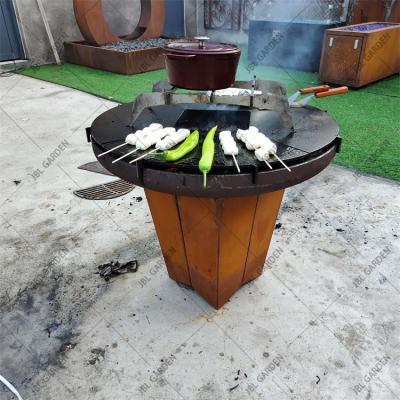 중국 BBQ를 위한 아주 튼튼하 꾸밈 없는 코르텐 강 방화정 판매용
