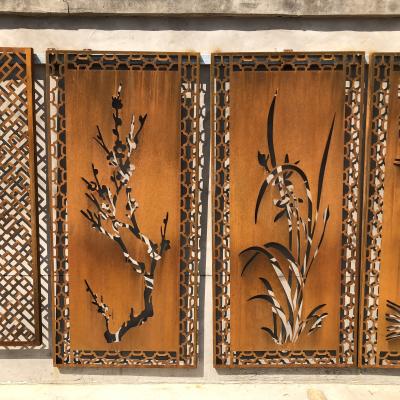 Κίνα Unique Corten Steel Rusty Decorative Metal Wall Customized προς πώληση