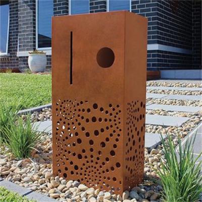 중국 ISO9001 SGS Corten Steel Sculpture Garden Decoration Art Leaf Metal Tree 판매용