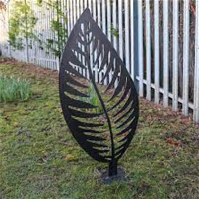 중국 ISO9001 SGS Corten Steel Sculpture Garden Decoration Art Leaf Metal Tree 판매용
