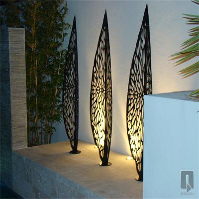 중국 ISO9001 SGS Corten Steel Sculpture Garden Decoration Art Leaf Metal Tree 판매용