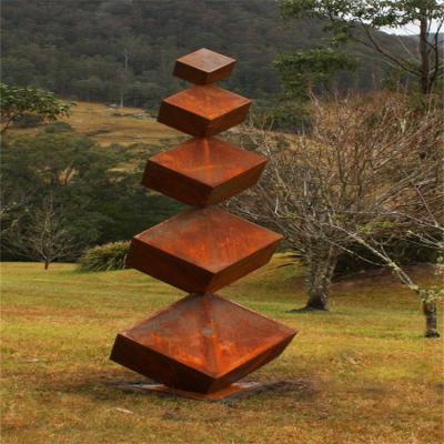 중국 ISO9001 SGS Corten Steel Sculpture Garden Decoration Art Leaf Metal Tree 판매용