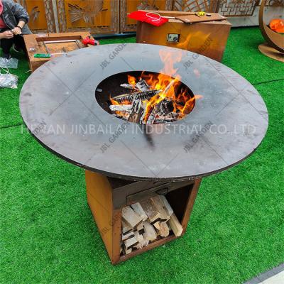 중국 Customization Outdoor Cooking Steel  Bbq Grill Corten Steel Fire Bowl 1000mm 판매용