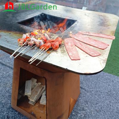 중국 ISO9001 D1000mm Commercial Charcoal Bbq Grill Smoker Customized 판매용