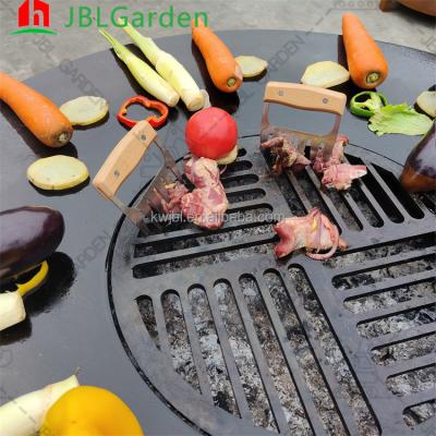 중국 야외 녹 코르텐 Bbq 구덩이 위는 코르텐 강 방화정 바베큐 그릴을 팝니다 판매용