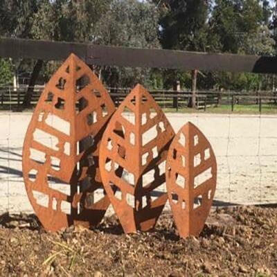 Κίνα Προσαρμοσμένο μέγεθος Smooth Corten Steel Sculpture Τέχνη κήπου προς πώληση