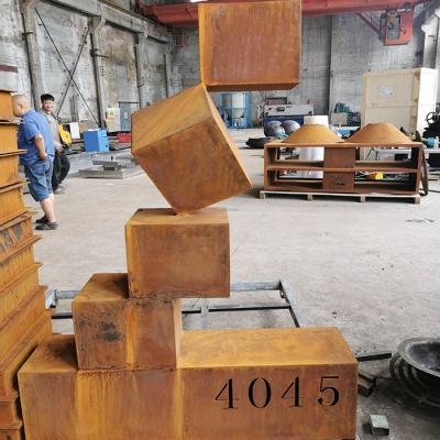 Κίνα OEM / ODM Corten Steel Garden Sculpture Υψηλή αντοχή προς πώληση