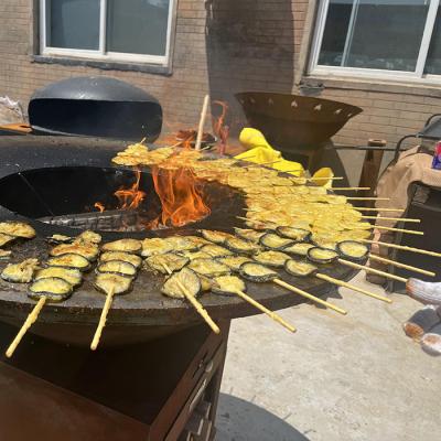 중국 목재/화탄 연료 휴대용 BBQ 그릴 유지 보수 가 용이 한 화석 판매용