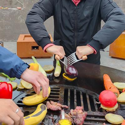 중국 Bbq 그릴을 태우는 23.5 인치 바비큐 코르텐 디자인 500 밀리미터 야외 나무 판매용