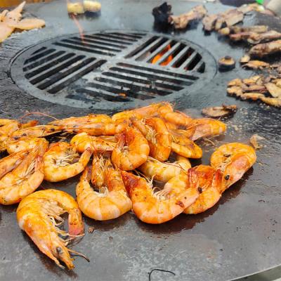 중국 3.5ft 강철 BBQ 그릴  코르텐 화로는 불타고 있는 Bbq 구멍을 나무로 덮습니다 판매용