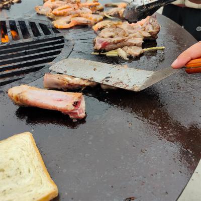 중국 3.5ft 강철 BBQ 그릴  코르텐 화로는 불타고 있는 Bbq 구멍을 나무로 덮습니다 판매용