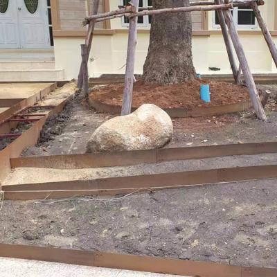 Κίνα χορτοτάπητας 3.2ft Corten που ακονίζει 1.6mm σύνορα χάλυβα Corten 6 ίντσας προς πώληση