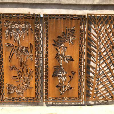 Κίνα κοπή χάλυβα επιτροπών ISO9001 Corten φρακτών κήπων μετάλλων 0.2cm διακοσμητική προς πώληση