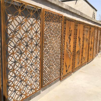 Κίνα κοπή χάλυβα επιτροπών ISO9001 Corten φρακτών κήπων μετάλλων 0.2cm διακοσμητική προς πώληση