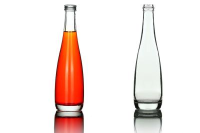 Cina le bottiglie di vino di vetro vuote 300ml, bevanda di vetro imbottiglia la progettazione unica in vendita