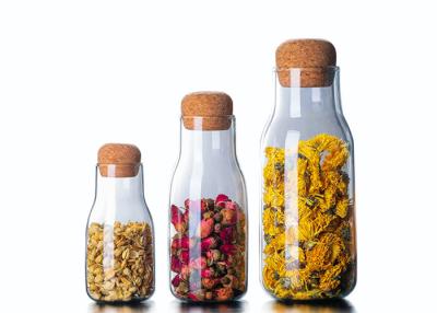 Cina Chiara logo su misura dei barattoli 150-600ml capacità di vetro vuota termoresistente in vendita