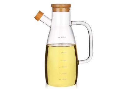 Cina Alto vetro borosilicato Olive Oil Bottle, Olive Oil Bottle Holder in vendita